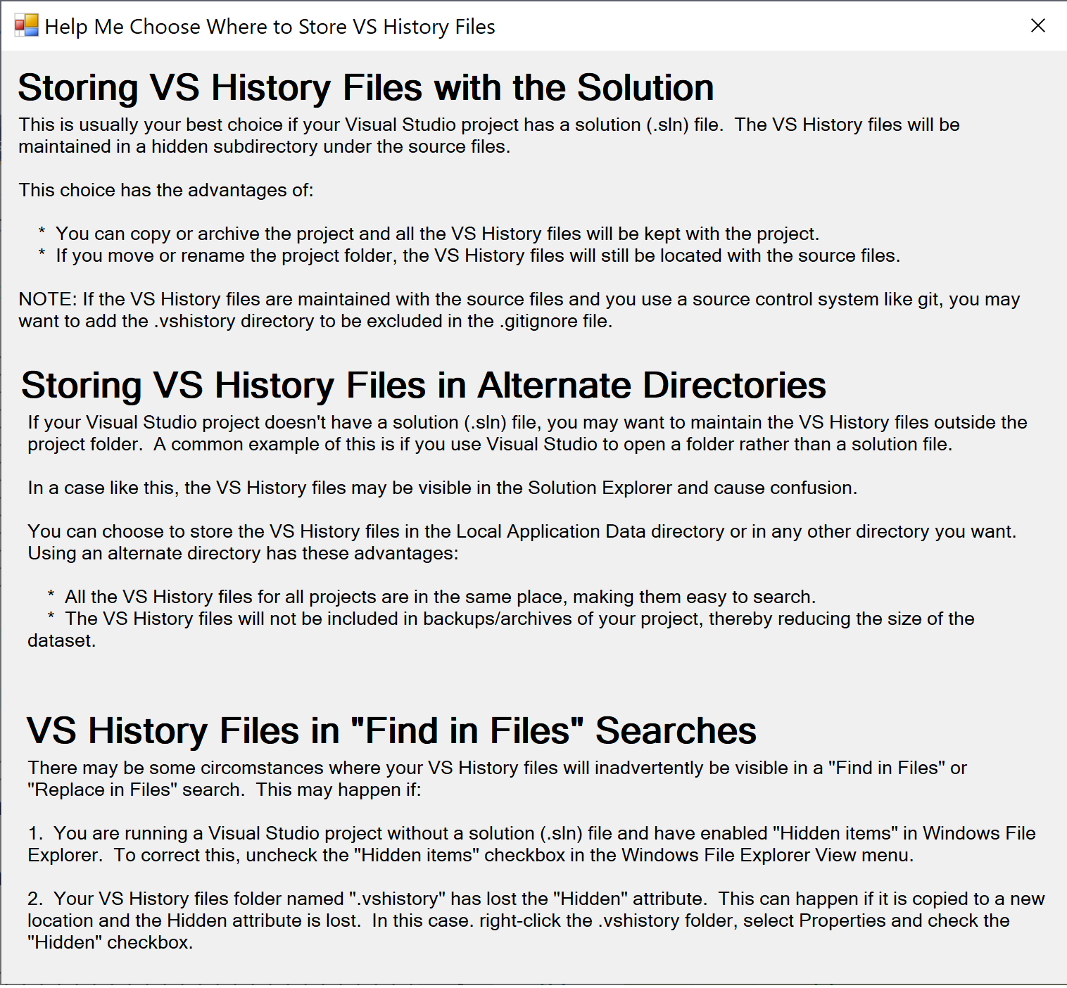 VSHistory 2022 -- Visual Studio File Histories - Visual Studio Marketplace